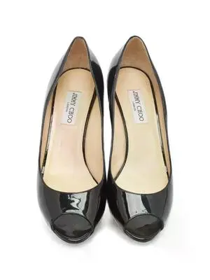 JIMMY CHOO Peep-toe Wedge Pumps