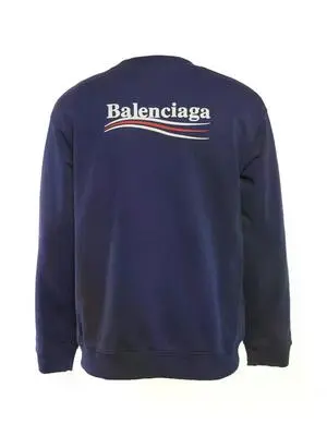 Balenciaga Logo-print Cotton Sweatshirt
