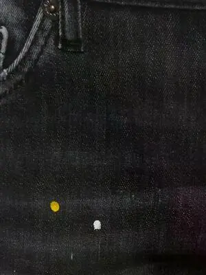 Dsquared2 Distressed Paint-splatter Slim-fit Jeans