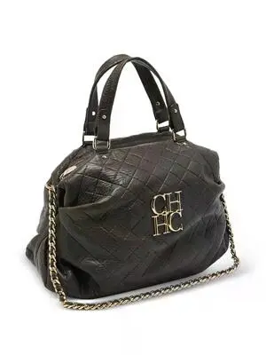 Carolina Herrera Quilted Chain-link Tote Bag