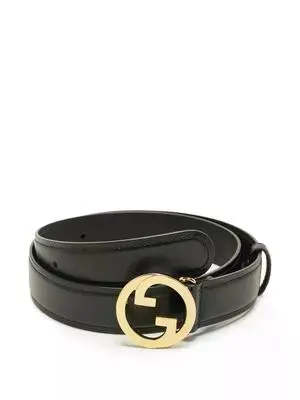 Gucci Blondie Leather Belt - Black