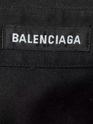 Balenciaga Logo-embroidered Double-sleeve Shirt