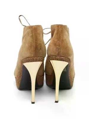 Burberry Peep-toe Platform Stiletto Boots