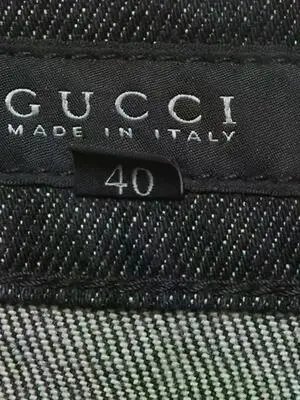 Gucci Embellished Straight-fit Jeans