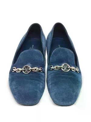 LOUIS VUITTON Embellished Smoking Pumps