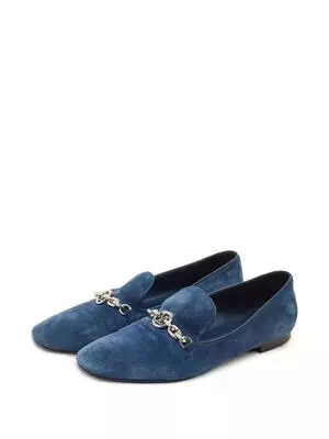 LOUIS VUITTON Embellished Smoking Pumps