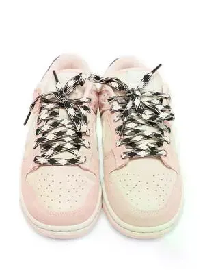 Nike Dunk Low Lx Lace-up Leather Sneakers - Pink