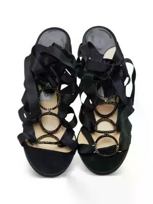 JIMMY CHOO Crystal-embellished Ankle-strap Stiletto Sandals