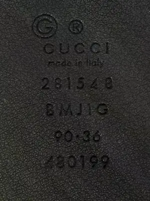 Gucci Guccissima Pin-buckle Belt
