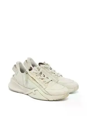 Fendi Flow Ff Canvas Sneakers - Neutrals