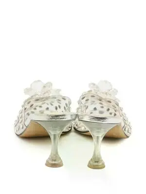 Mach & Mach Crystal-embellished Mules