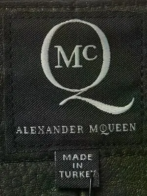 Alexander McQueen Leather Mini Skirt
