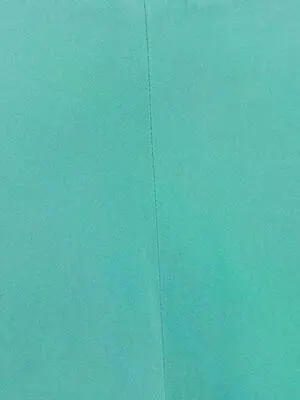 ARMANI Flared Crepe Mini Skirt - Green