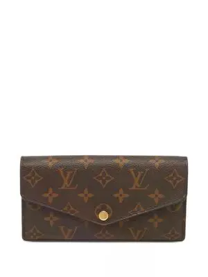 LOUIS VUITTON Sarah Monogram Wallet - Brown