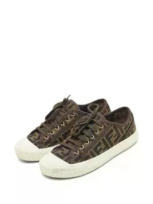 Fendi Ff Motif Canvas Sneakers