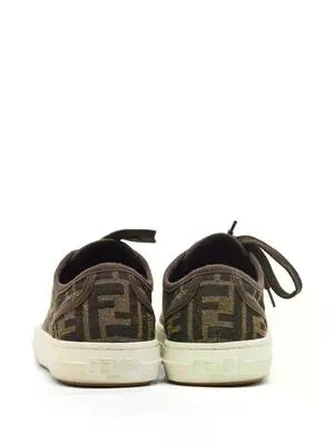 Fendi Ff Motif Canvas Sneakers