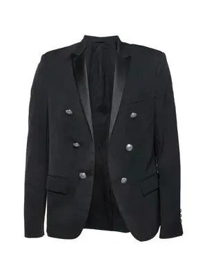 Balmain Double-breasted Open-front Blazer