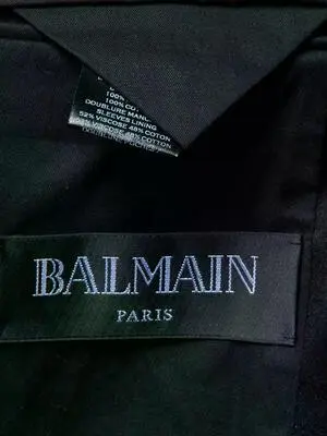 Balmain Double-breasted Open-front Blazer
