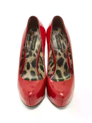 Dolce & Gabbana Patent Leather Platform Pumps