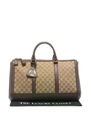 Gucci Gg Canvas Palace Monogram Handbag - Neutrals