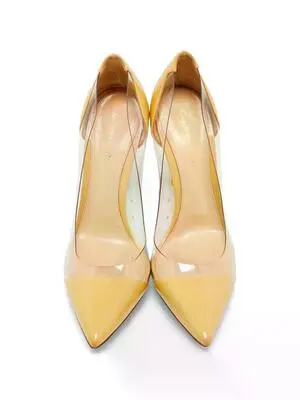 GIANVITO ROSSI Plexi Pointed-toe Pumps