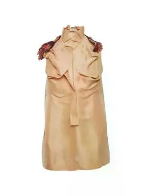 Marni Embellished Ruffle Blouse