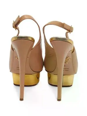 CHARLOTTE OLYMPIA Dolly Pumps - Neutrals