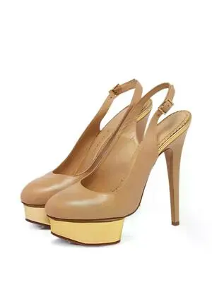 CHARLOTTE OLYMPIA Dolly Pumps - Neutrals