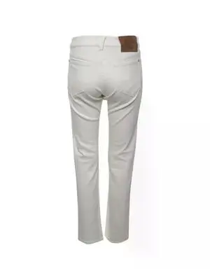 Versace Skinny Jeans With Rear Logo Patch