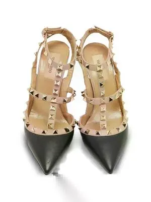 Valentino Garavani Rockstud Ankle-strap Pumps