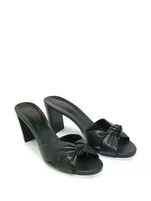 Saint Laurent Bianca Knot Detail Heeled Sandals