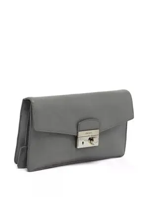 Prada Saffiano Soft Clutch Bag