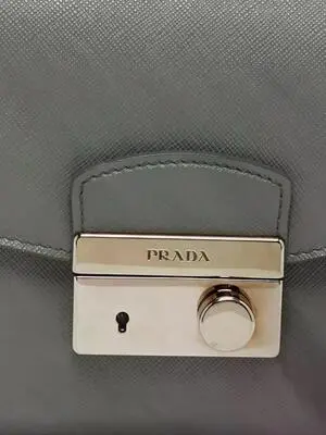 Prada Saffiano Soft Clutch Bag