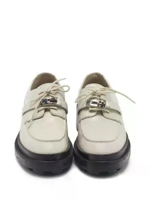 Hermès First Derby Kelly Buckle Loafers - Neutrals