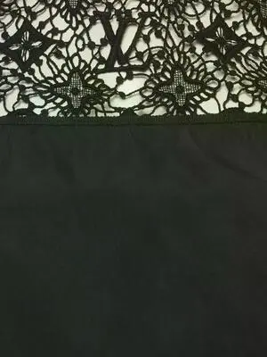 LOUIS VUITTON Lace Cap-sleeve Top
