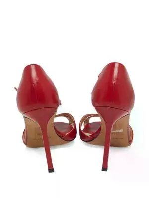 Manolo Blahnik T-strap Stiletto Sandals