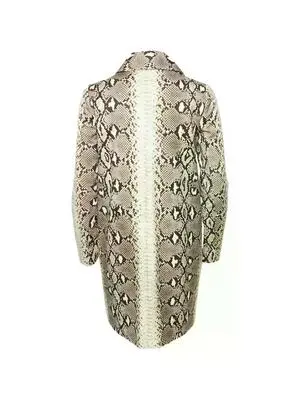 Chloé Snake-print Corduroy Coat