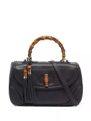 Gucci Bamboo Crossbody Bag - Black