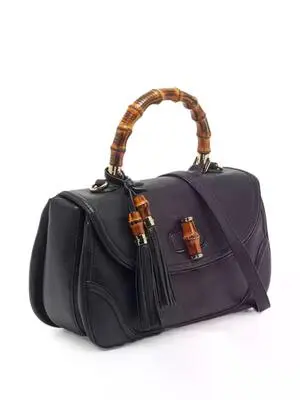 Gucci Bamboo Crossbody Bag - Black