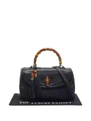Gucci Bamboo Crossbody Bag - Black