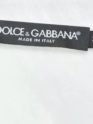 Dolce & Gabbana Dg Logo Embroidered T-shirt