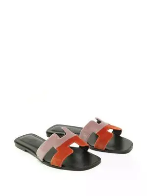 Hermès Oran H-cut Sandals - Orange