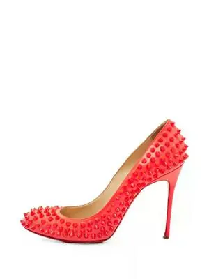 CHRISTIAN LOUBOUTIN Fifi Spiked Patent Leather Pumps