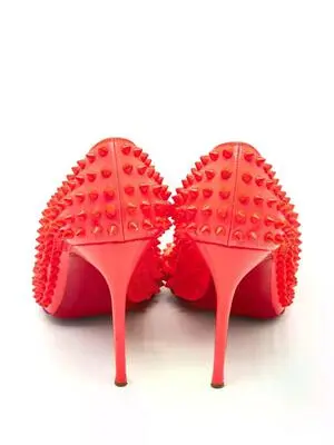CHRISTIAN LOUBOUTIN Fifi Spiked Patent Leather Pumps