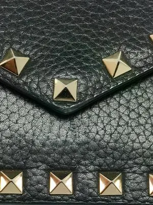 Valentino Garavani Rockstud Envelope Wallet On Chain