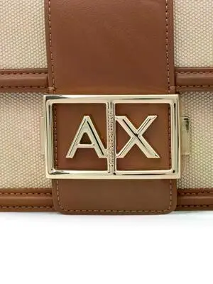 Armani Exchange Logo Plaque Crossbody Bag