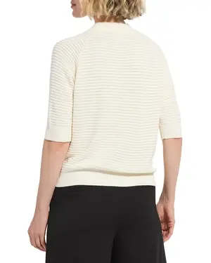 Lyssé Regina Crewneck Cardigan Sweater