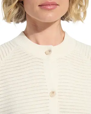 Lyssé Regina Crewneck Cardigan Sweater