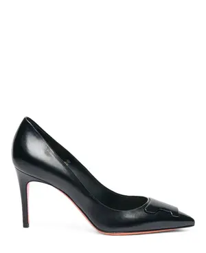 Santoni High-heel Patent Leather Pumps