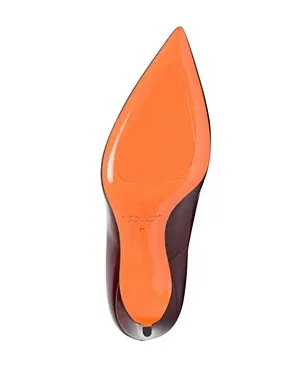 Santoni High-heel Patent Leather Pumps - Red